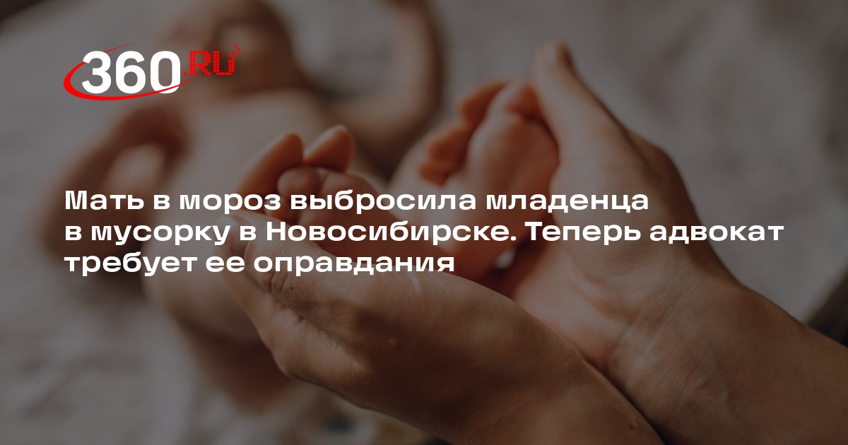 Мать в мороз выбросила младенца в мусорку в Новосибирске. Теперь адвокат требует ее оправдания ...